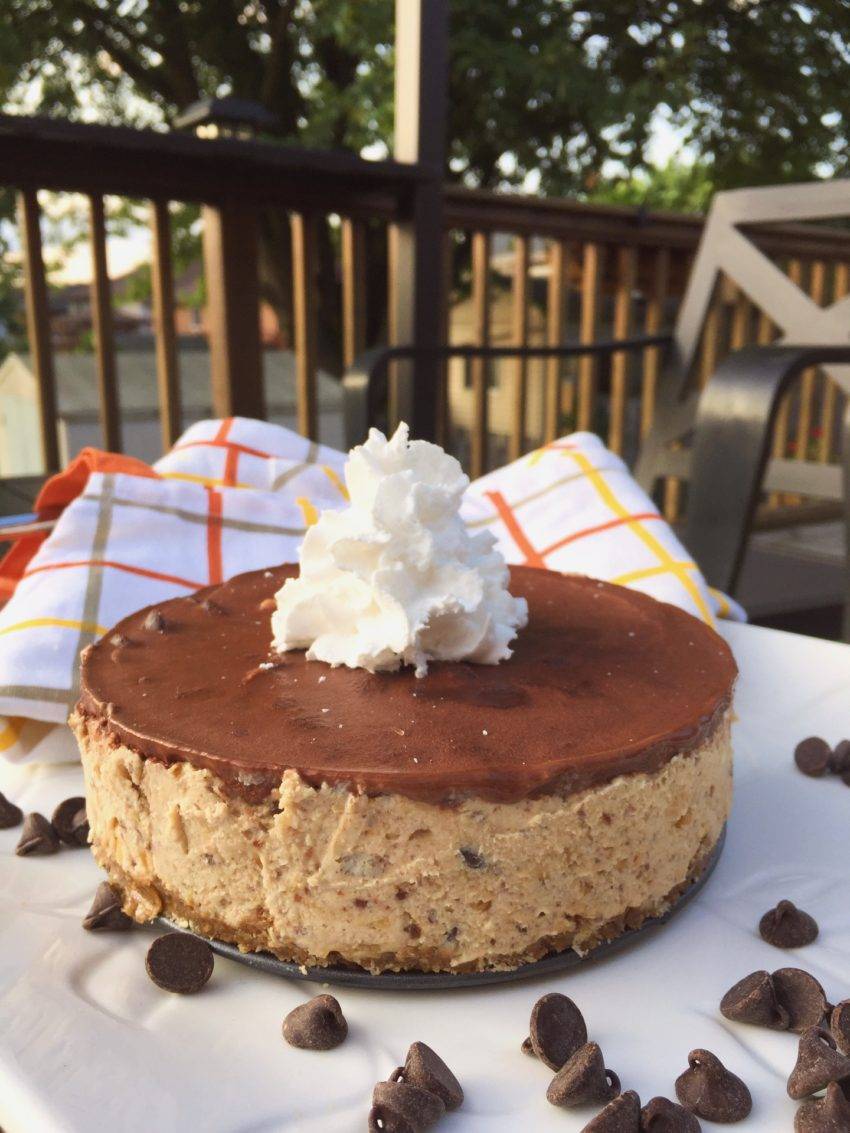 Cookie Dough No Bake Cheesecake with Cool Whip