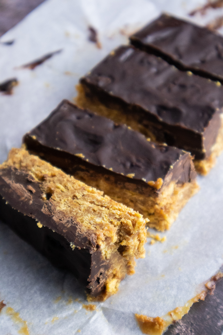 Homemade Vegan Butterfinger Candy Bars (Without Candy Corn)