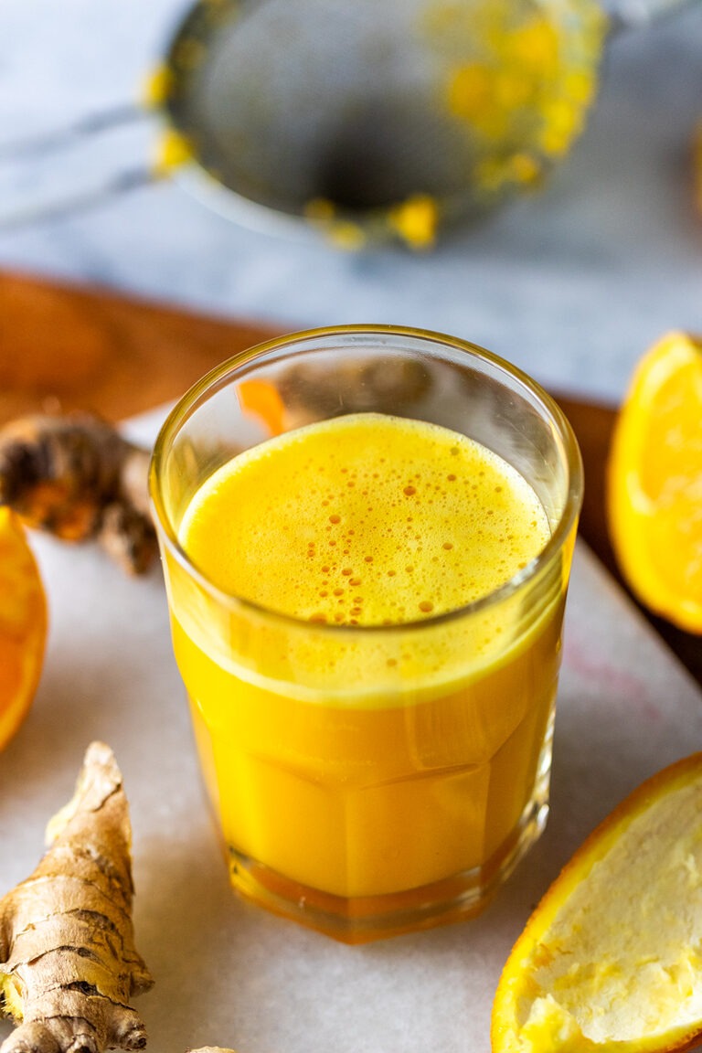 Lemon, Ginger & Turmeric Wellness Shot Recipe