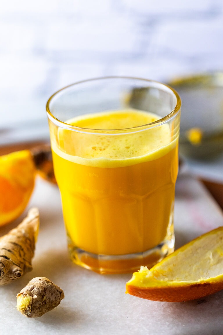 Lemon, Ginger & Turmeric Wellness Shot Recipe