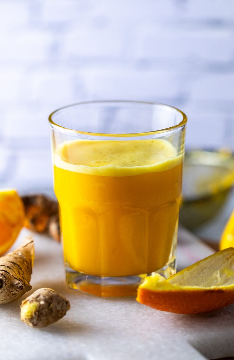 Lemon, Ginger & Turmeric Wellness Shot Recipe