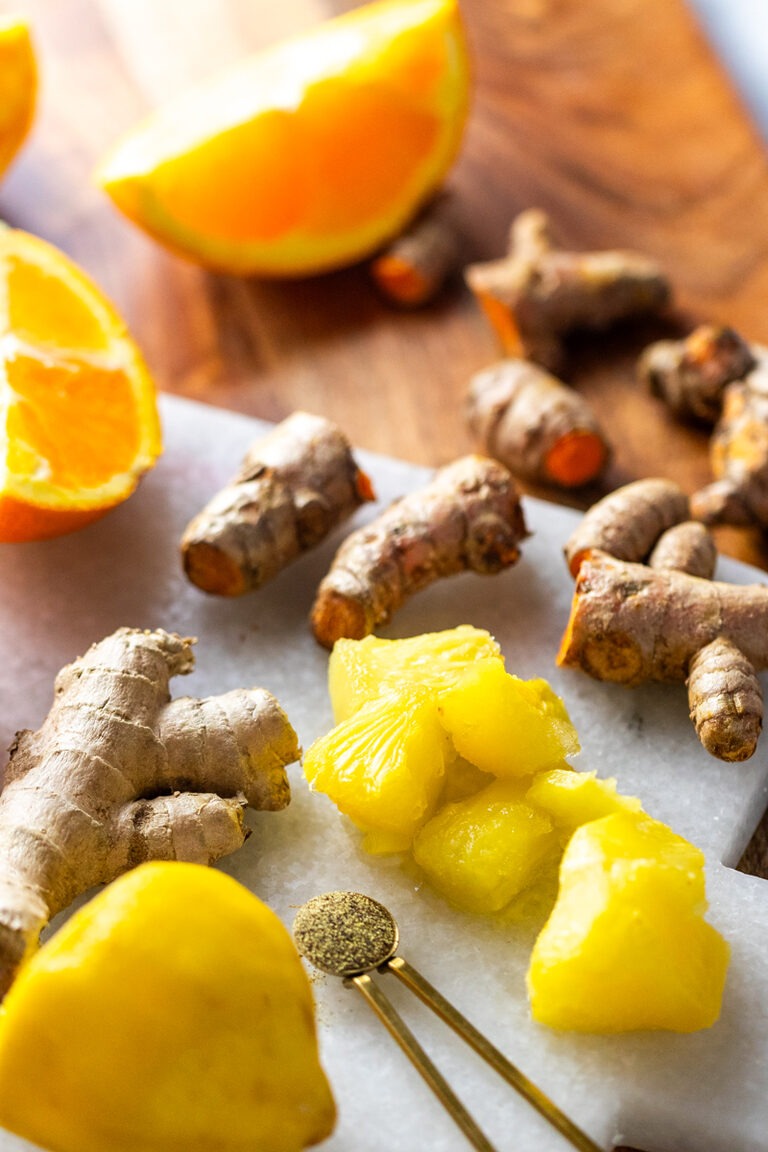 Lemon, Ginger & Turmeric Wellness Shot Recipe